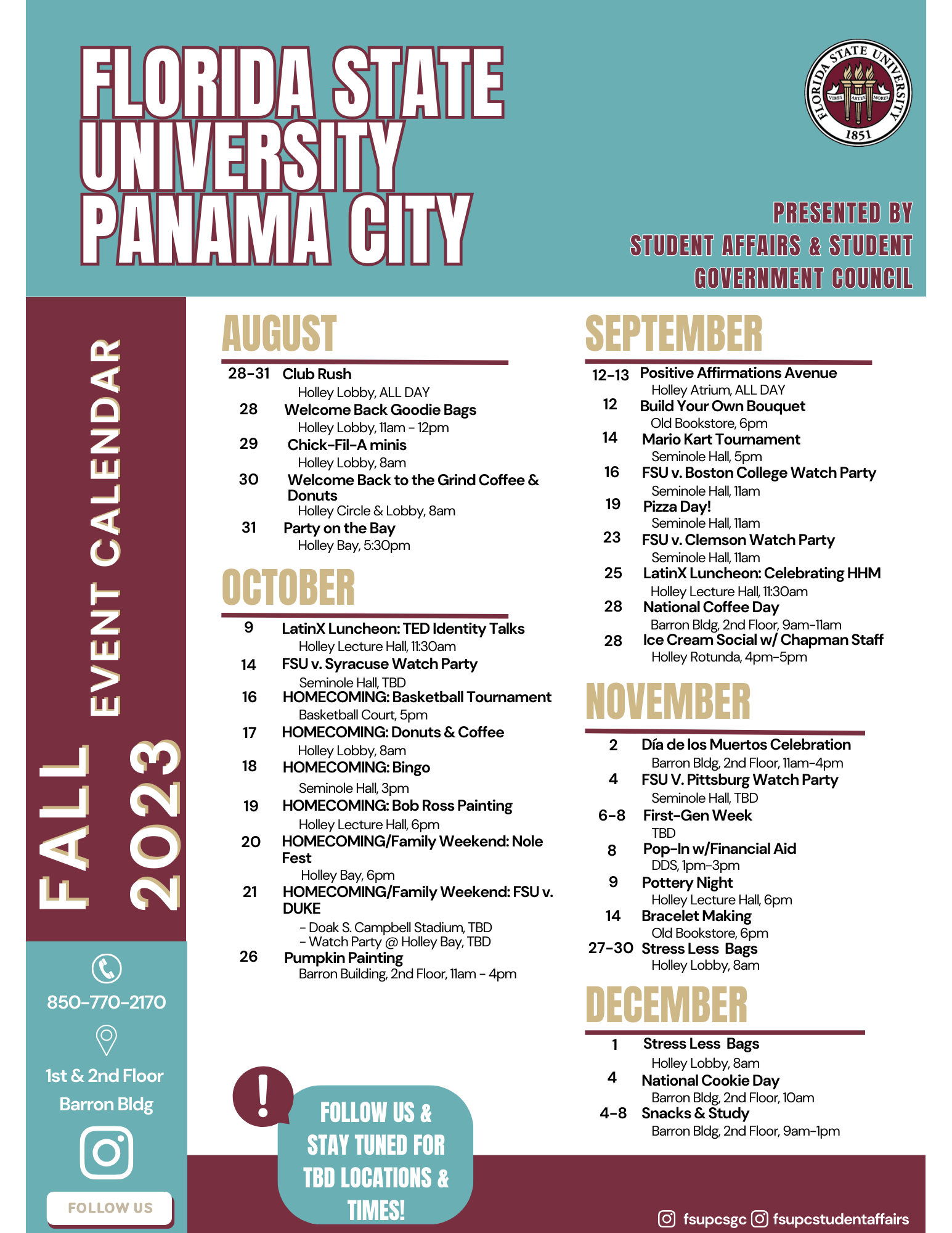 We are Student Affairs | FSU Panama City